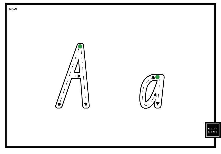 Educational Resources: Australian School Font Alphabet Flash Cards ...