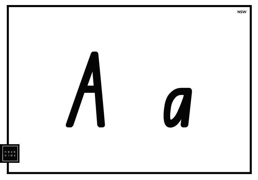 Educational Resources: Australian School Font Alphabet Flash Cards ...