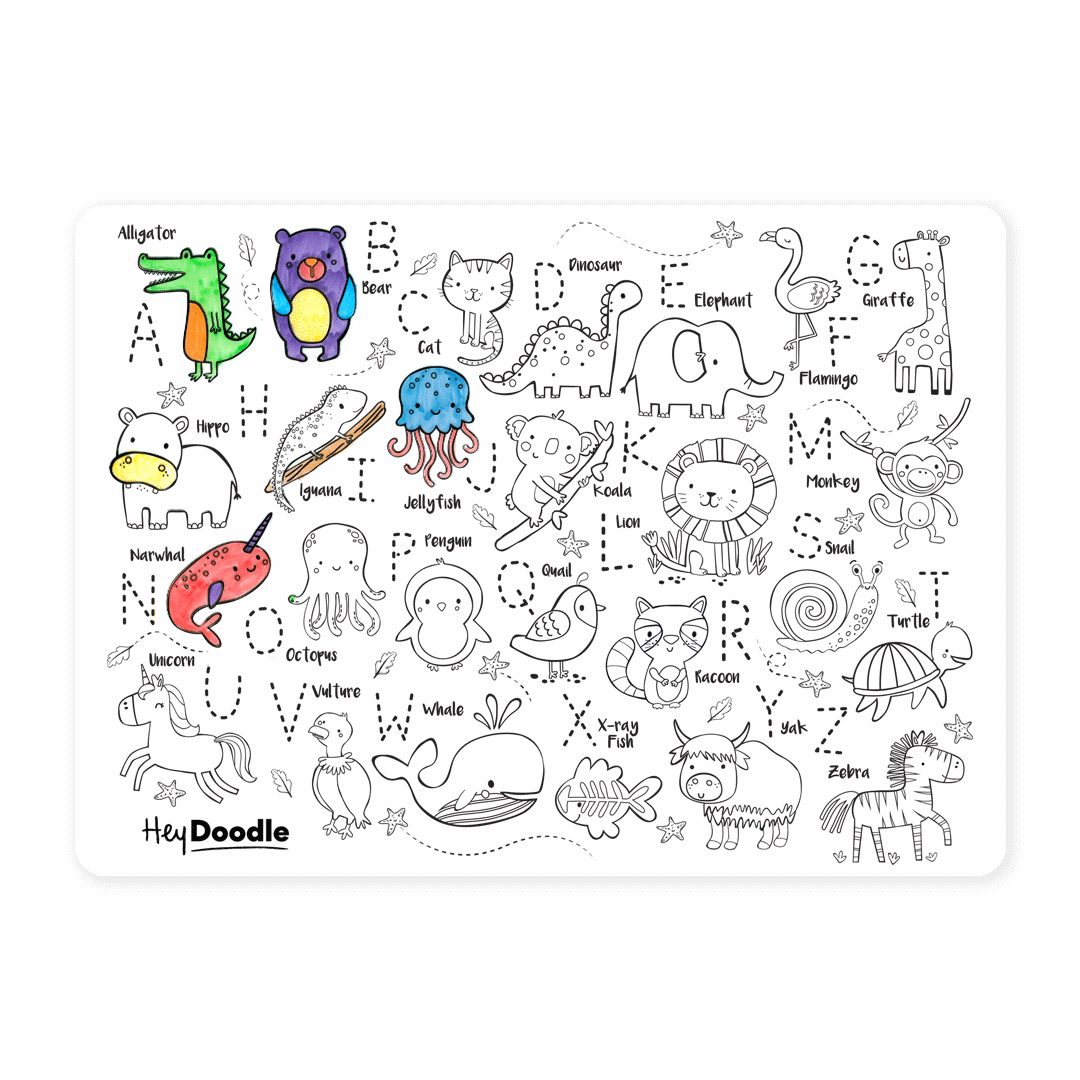 Hey Doodle Reusable Activity Mats at Nesk Kids