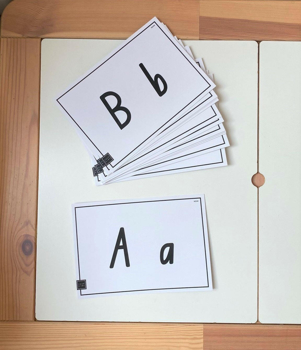 Educational Resources: Australian School Font Alphabet Flash Cards ...