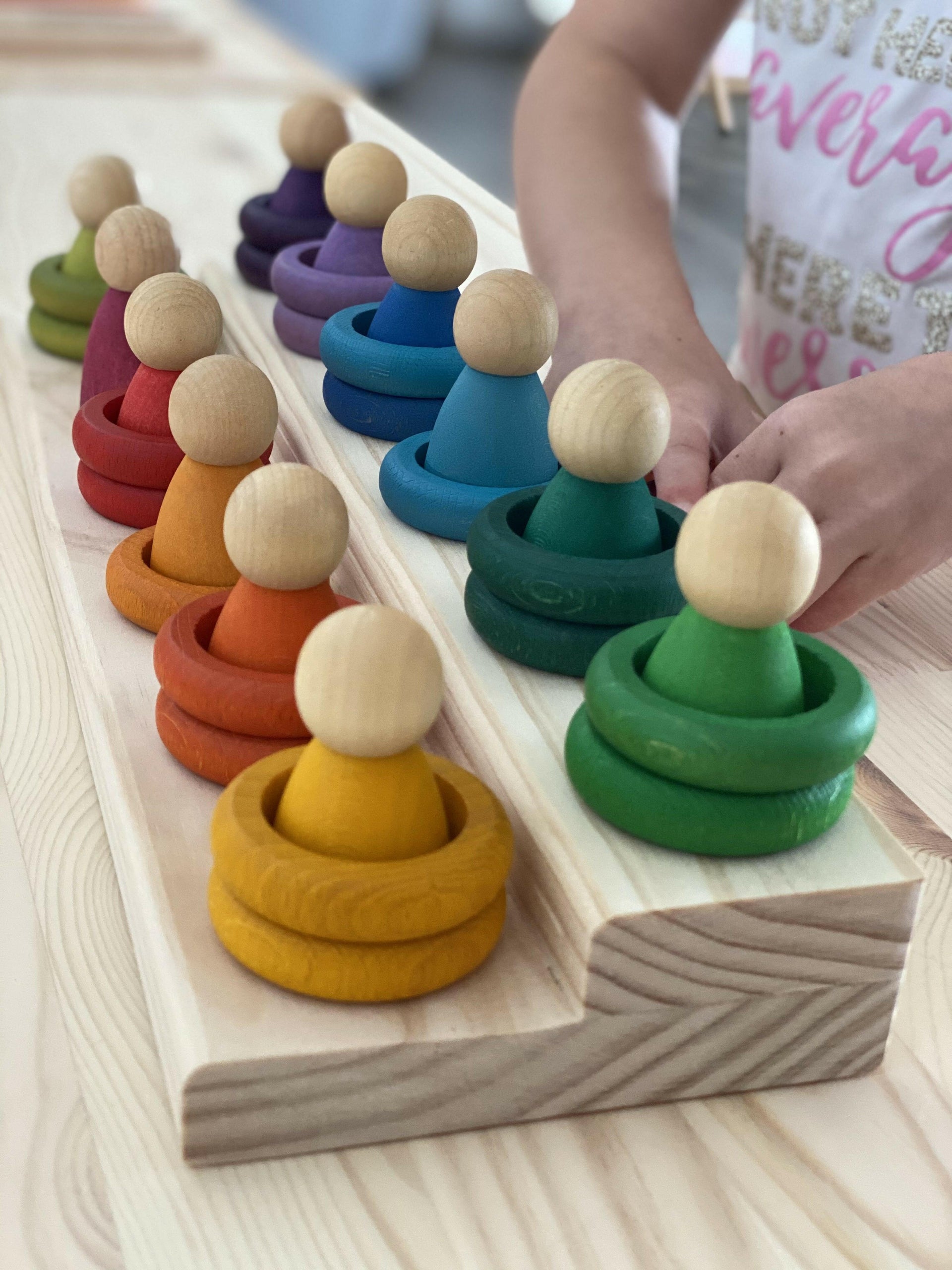 Buy Grapat Storage: Nesk Kids Wooden Sorting Board for Grapat Nins and ...