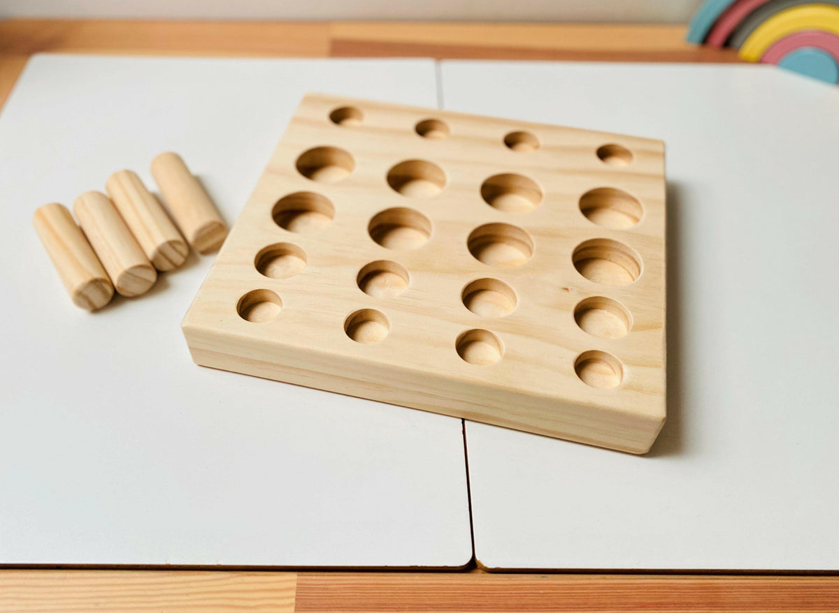 Buy Grapat Storage: Nesk Kids Wooden Sorting Board for Grapat Rings ...